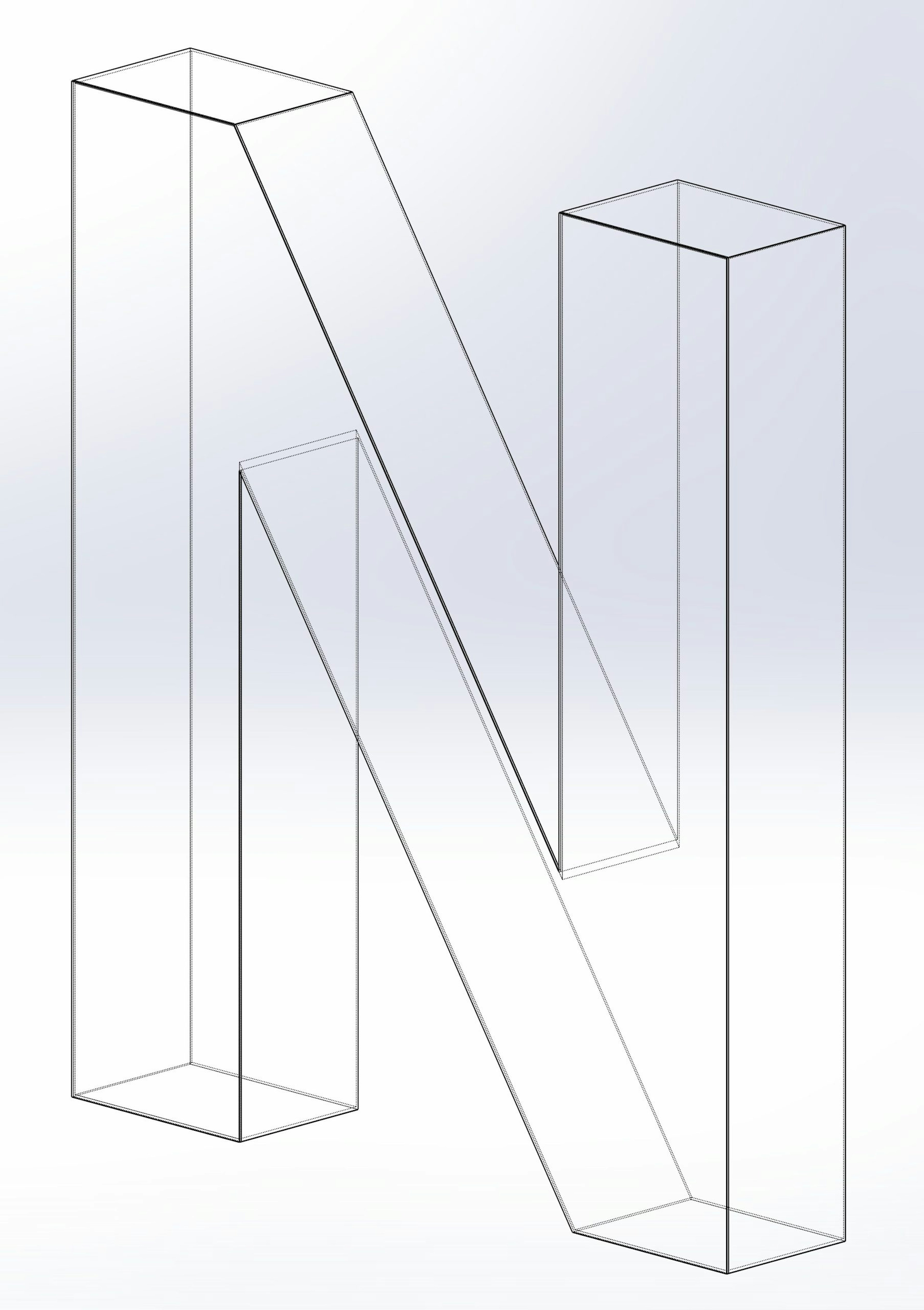 Handmade Built Up Letters and Logos - NES